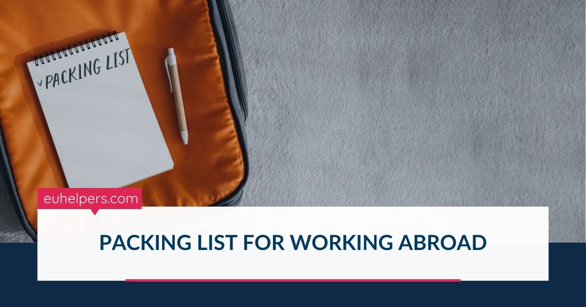 Packing List for Working Abroad - EU helpers